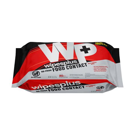 Wipesplus 37608 Wipesplus® No Rinse Food Contact Multi Surface Wipes
