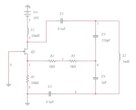 Colpitts Oscillator Multisim Live