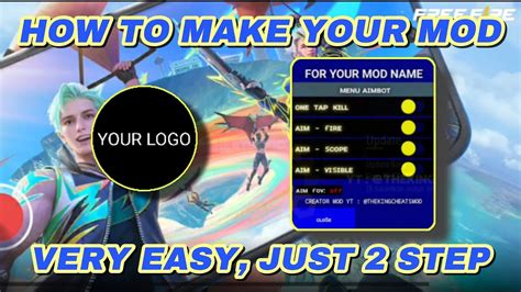 How To Make Mod Menu Free Fire Easy 2 Step Youtube