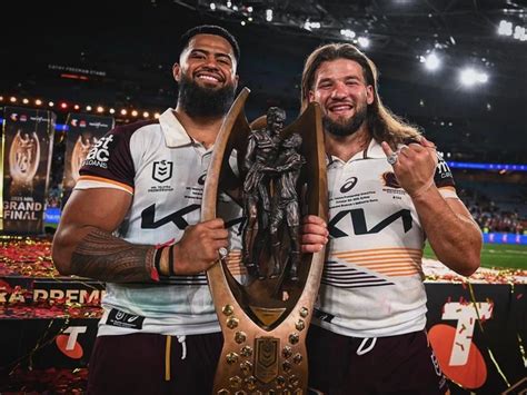 Brisbane Broncos 2025 Premiers Nrl Rugby Team Poster Champions Free