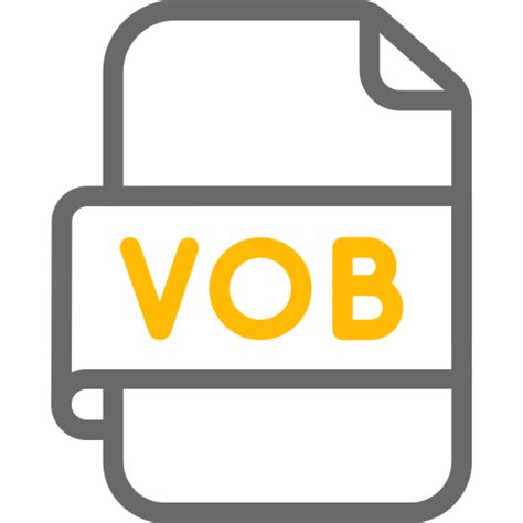 Vob File Generic Color Outline Icon
