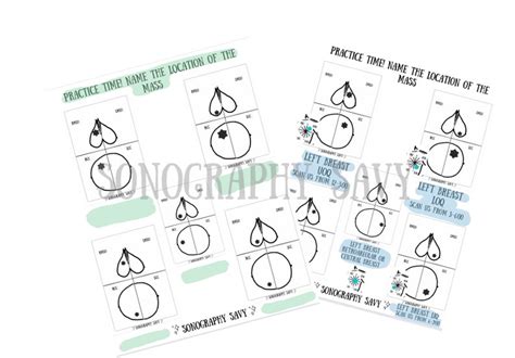 Breast Ultrasound Scanning Guide Etsy