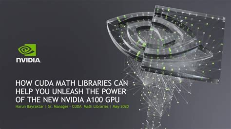 How Cuda Math Libraries Can Help You Unleash The Power Of The New Nvidia A100 Gpu Nvidia On Demand