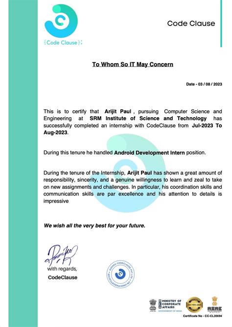 arijit paul on linkedin codeclause androiddevelopment