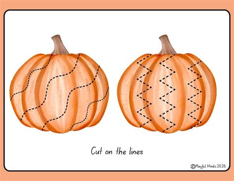 Pumpkin Cutting Practice By Alicia Clancy Tpt