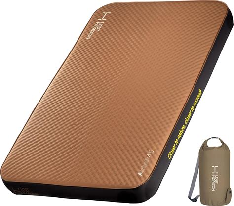 LOSTHORIZON Airsoft 4 5 Thick Self Inflating Sleeping Pad With Solid
