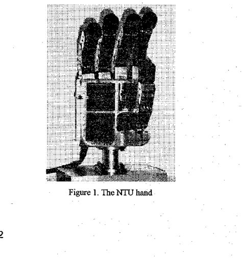 Figure 1 From Dsp Based Fuzzy Control Of A Multifingered Robot Hand