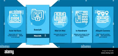 coding system vector onboarding stock vector image and art alamy