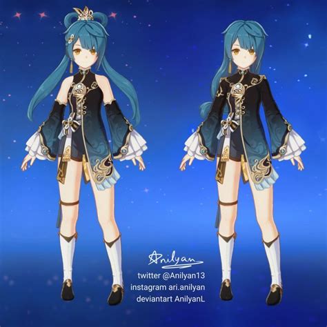 Xingqiu Genderbend Skin