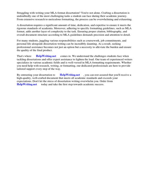 Mla Format Dissertation Pdf Citation Apa Style