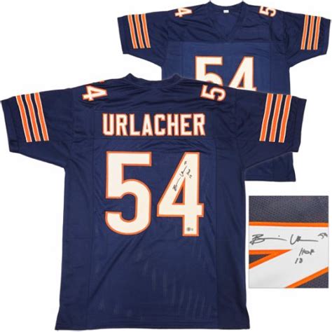 Brian Urlacher Autographed Memorabilia Signed Photo Jersey