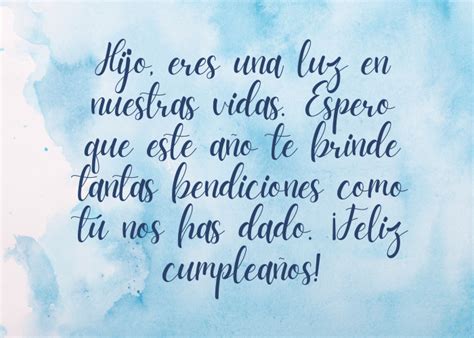 30 Frases De Cumpleaños Para Un Hijo Varón