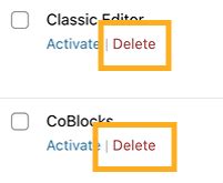Deactivate Or Delete A Plugin WordPress Support