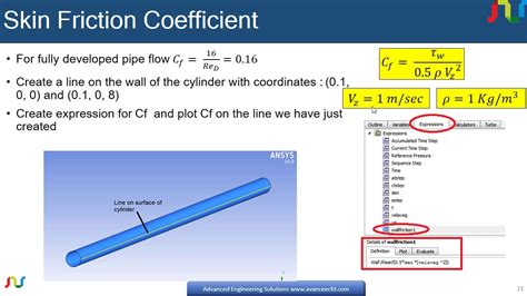 Cfd Post Tutorial Skin Friction Coefficient Youtube