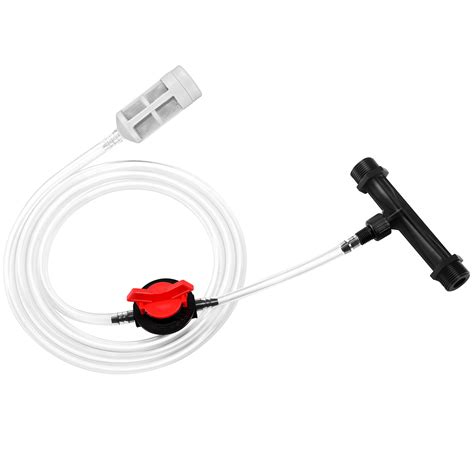 Etereauty 1 Set Fertilizer Injector With Water Tube And Filter Garden