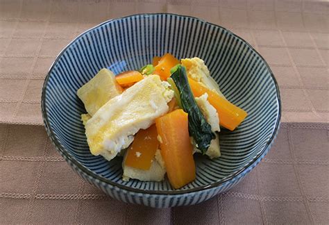 長野県凍み豆腐の卵とじJAみなみ信州女性部旬を味わうお手軽レシピJAグループ