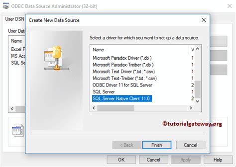 create sql server native client 11 0 connection