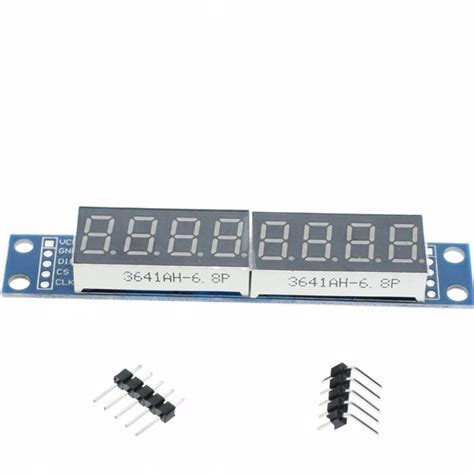 Módulo De 8 Dígitos Max7219 Display 7 Segmentos Arduino Robot Electronica