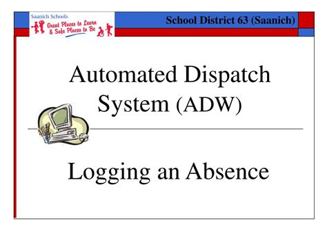 PPT Automated Dispatch System ADW PowerPoint Presentation Free Download ID 2205391