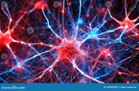Brain Synapses Neural Networks Of The Human Brain Stock Illustration Illustration Of