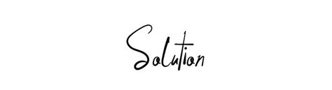 Solution Font