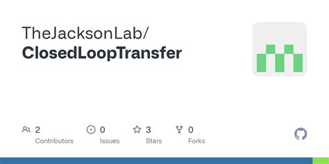 Github Thejacksonlabclosedlooptransfer