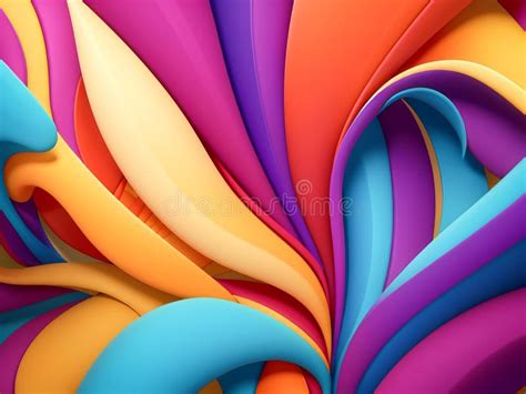 Geometric Composition Vibrant Shapes And Modern Design Elements For