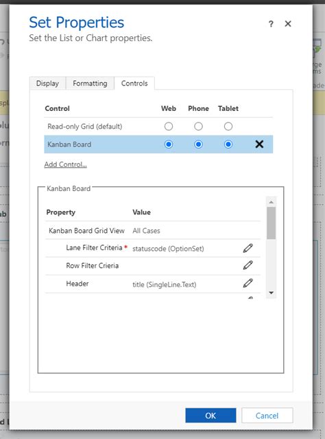 Configuration For Subgrid Dynamics 365 Crm Apps