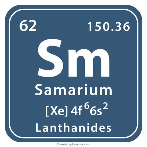 Samarium Facts Symbol Discovery Properties Uses