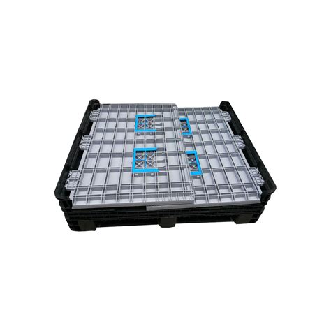 Reusable Rigid Foldable Plastic Pallet Container With Lid Buy Foldable Plastic Pallet