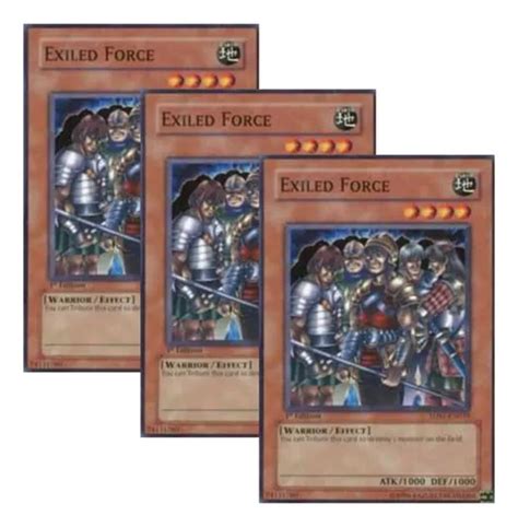 Yugioh ×3 Exiled Force Común Tercia Exiled Force Inglés Mercadolibre
