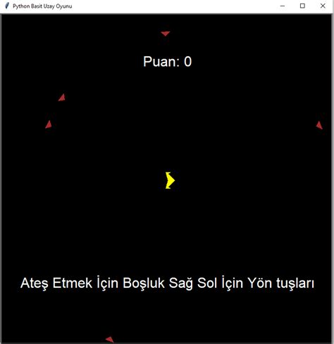 GitHub BunyaminEfe SpaceGame Python Games