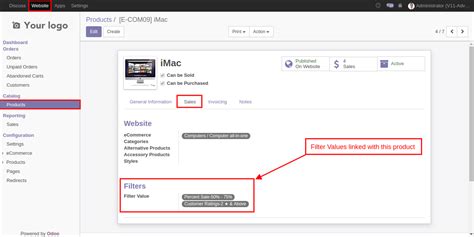 Odoo Website Product Advance Filters WebKul