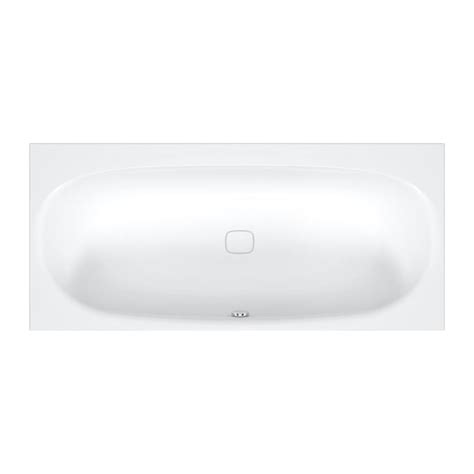 Hoesch Isensi Rectangular Bath With Filling Function Via Overflow White 38300106967305