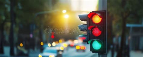Iot Connected Smart Traffic Lights Optimizing Flow And Reducing Urban Congestion Stock