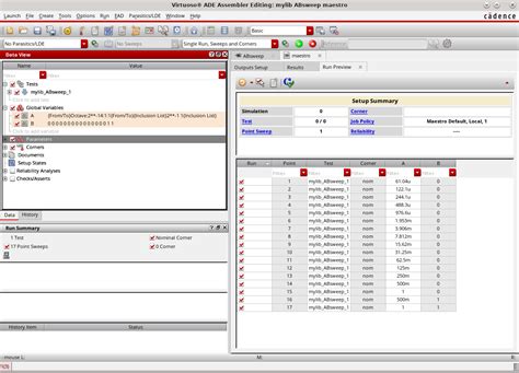 Combine Design Variables In Ade Assembler Mixed Signal Design Cadence Technology Forums