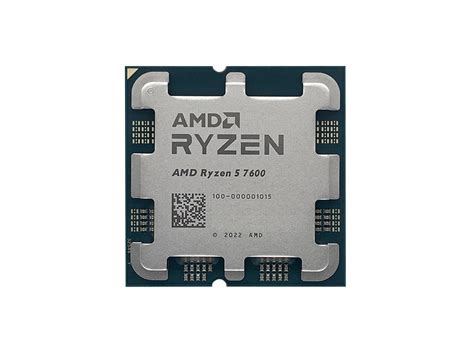 Amd Ryzen 5 7600 Ryzen 5 7000 Series Zen 4 6 Core 38 Ghz Socket