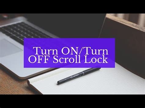 How To Turn Off Scroll Lock On Logitech Wireless Keyboard Stashokbell
