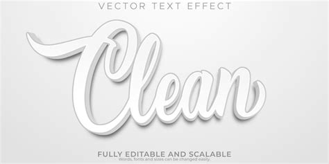 Clean 3d Text Effect Editable Images Free Download On Freepik