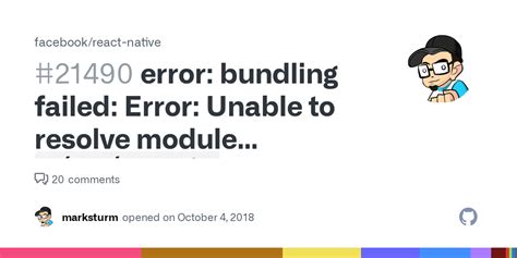 Error Bundling Failed Error Unable To Resolve Module `react
