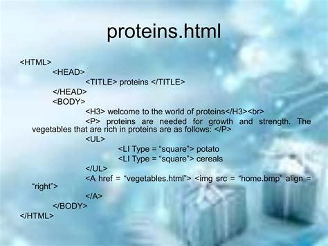 Computer Language Html Links Ppt