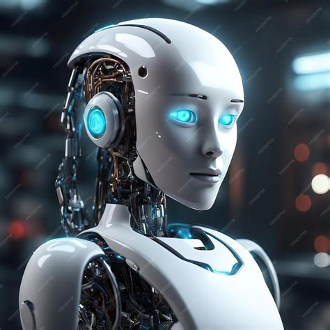Premium Ai Image Chatbot Assistant In Robot Form Possessing