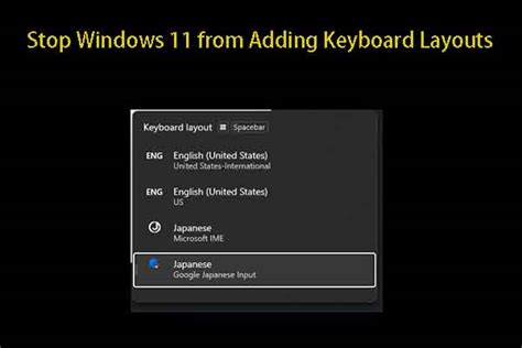 Best Fixes For “windows 11 Keeps Adding Keyboard Layouts” Issue