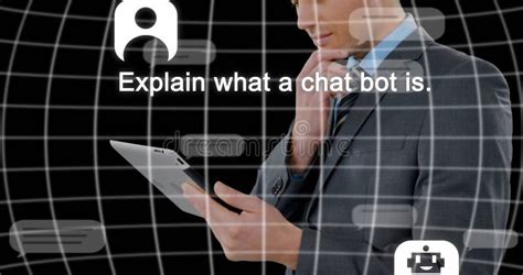 Image Of Ai Data Processing Over Globe And Caucasian Businessman Using