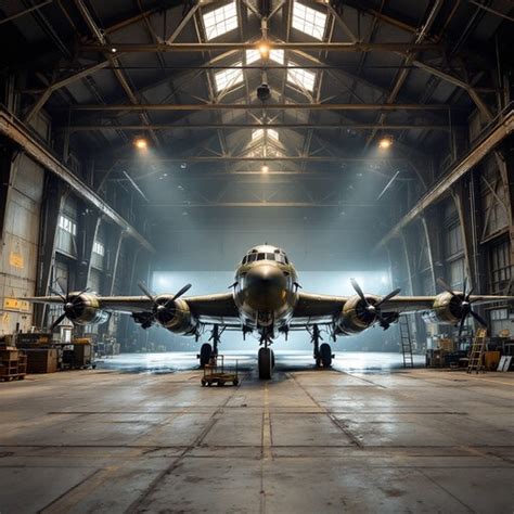 Free Wartime Aviation Legacy Image Aircraft Bomber Hangar