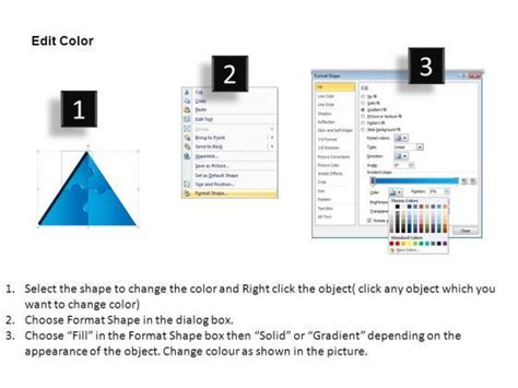 PowerPoint Slidelayout Teamwork Triangle Puzzle Ppt Design