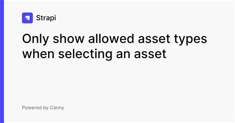 only show allowed asset types when selecting an asset content editing xp strapi