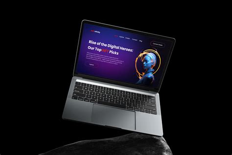 NFT Web Hero Section UI Design Behance NFT Web Hero Section UI Design Behance