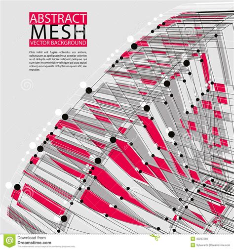 Abstract Vector Background Modern Style Technology And Science Stock Vector Illustration Of