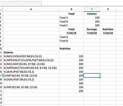 Excel Sum Of Sumif Vs Sum Of Vlookup With Array Function Stack Overflow